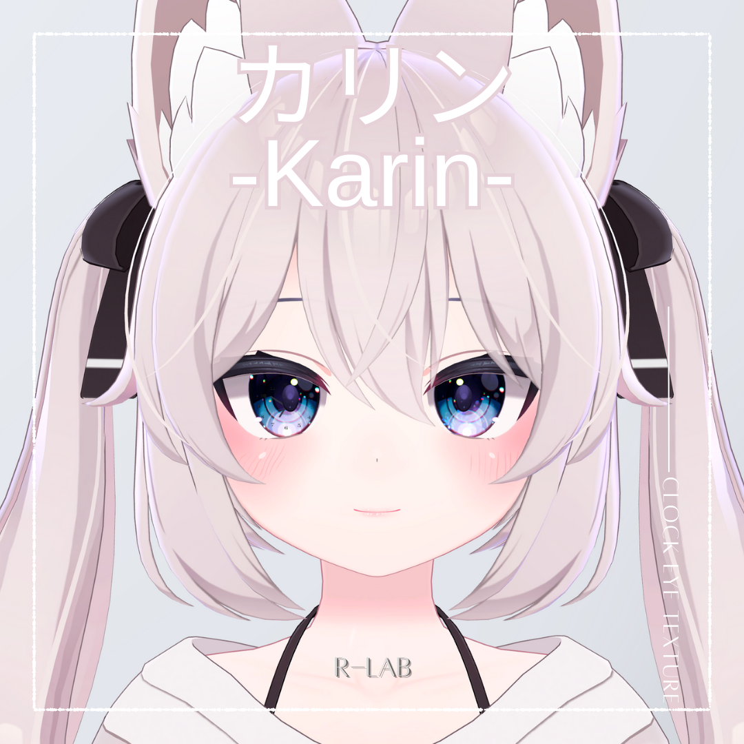 【VRC】Clock Eye Texture 11 Avatar support /【VRChat向け】時計の目 11 アバター対応 - R ...