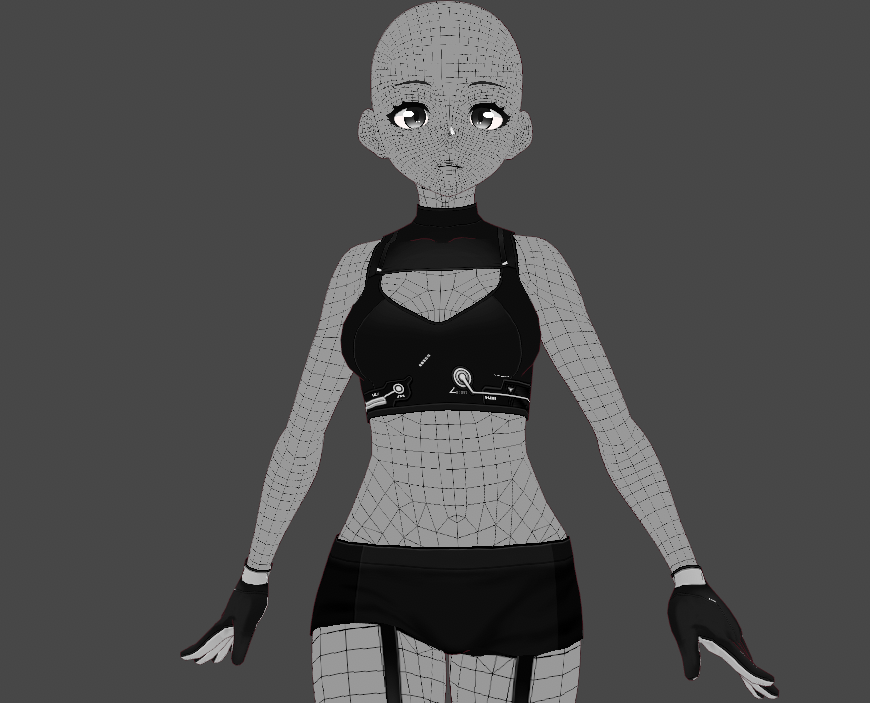 Base model for vroid - Z3R0xxq's shop - BOOTH