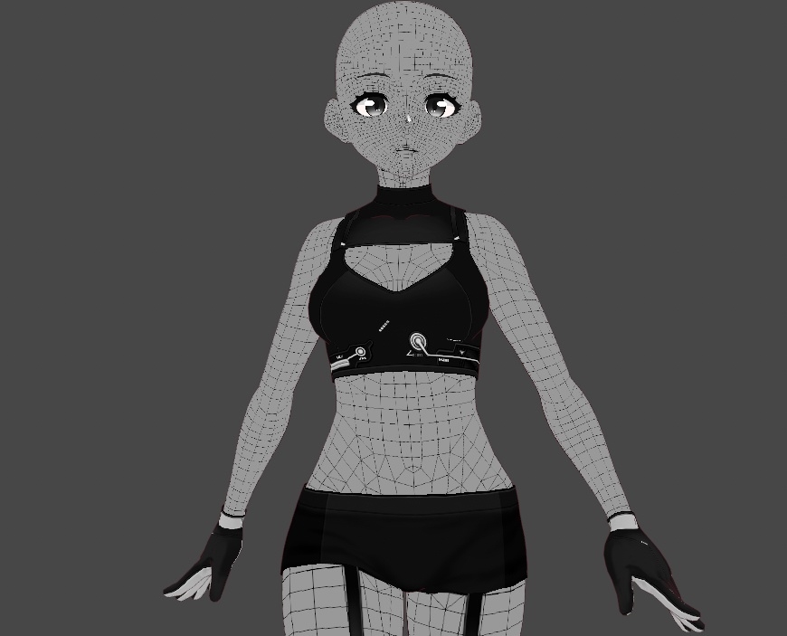 Base model for vroid - Z3R0xxq's shop - BOOTH