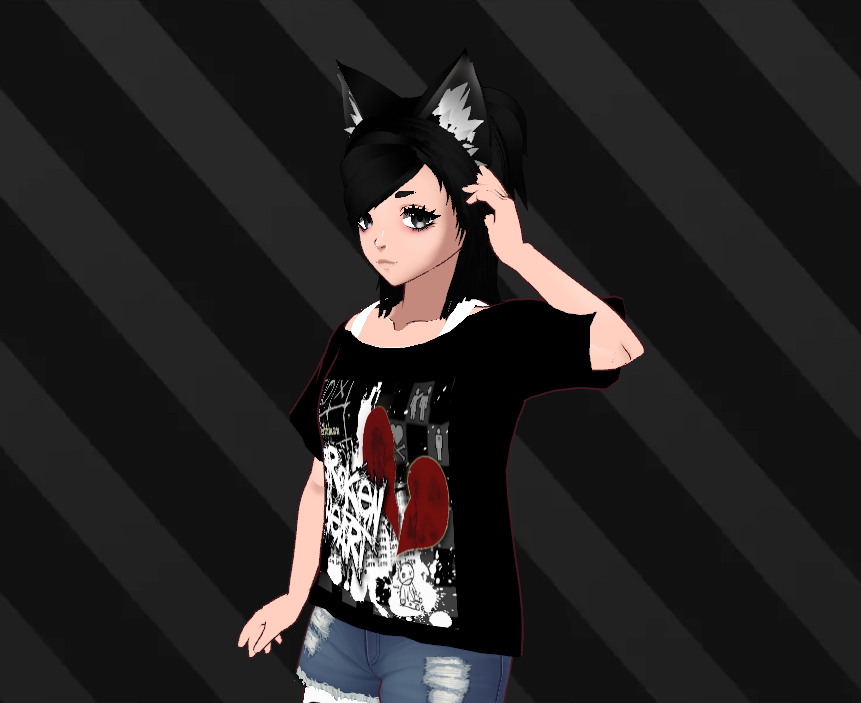 Scene/Emo clothing for vroid - Z3R0xxq's shop - BOOTH