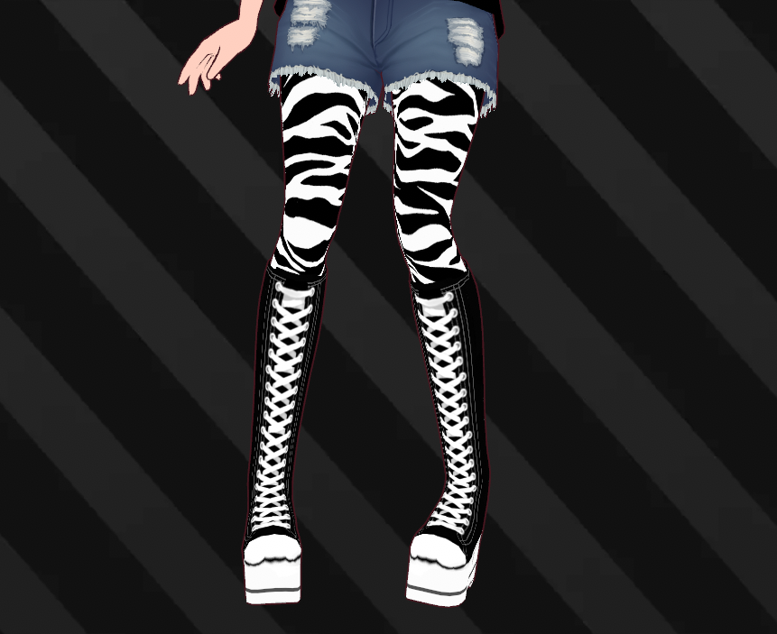 Scene/Emo clothing for vroid - Z3R0xxq's shop - BOOTH