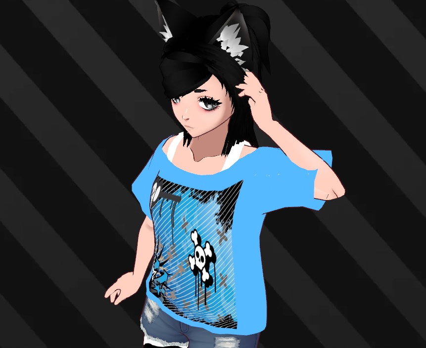 Scene/Emo clothing for vroid - Z3R0xxq's shop - BOOTH