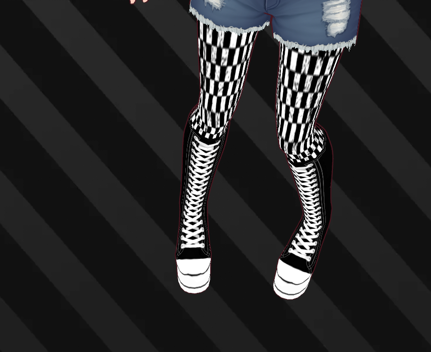 Scene/Emo clothing for vroid - Z3R0xxq's shop - BOOTH