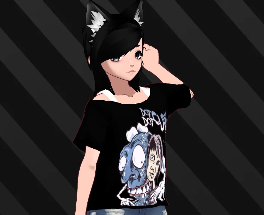 Scene/Emo clothing for vroid - Z3R0xxq's shop - BOOTH