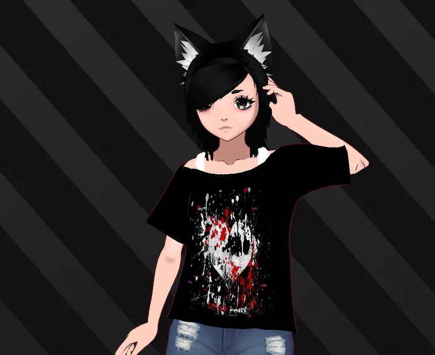 Scene/Emo clothing for vroid - Z3R0xxq's shop - BOOTH