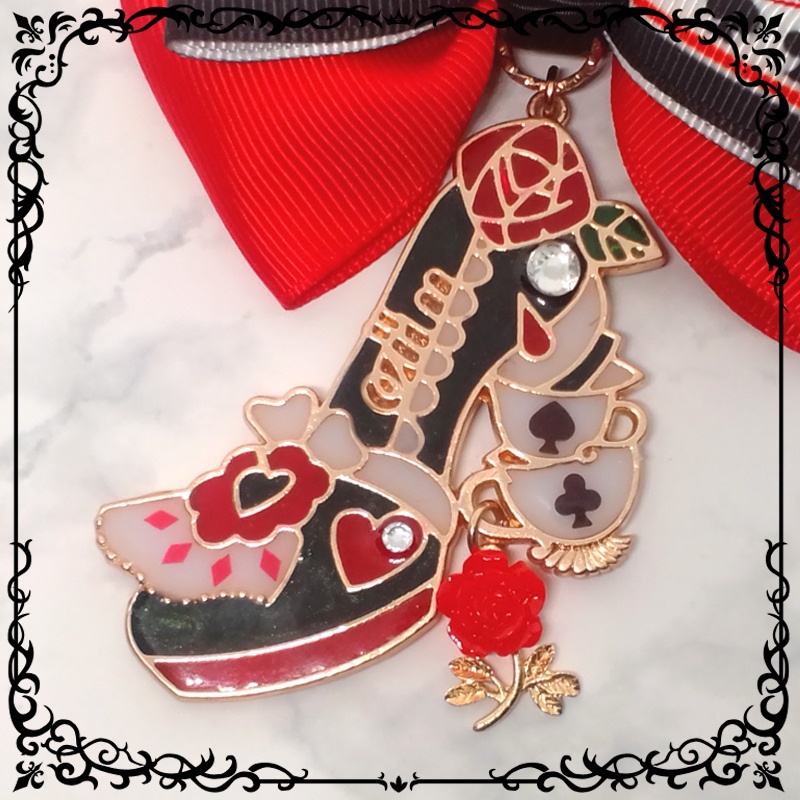 ハーツラビュル バッグチャーム - Rose Lizard - BOOTH