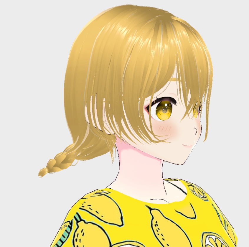 Lemon girl Hair Style - HalaShop - BOOTH