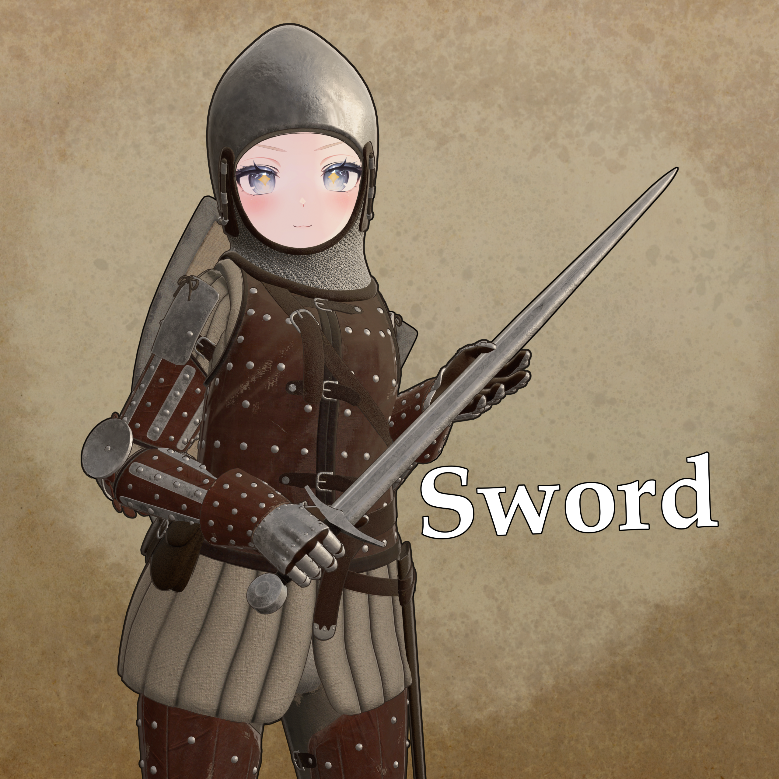 Medieval Mercenary Sergeant Armor Set - honzinshop - BOOTH