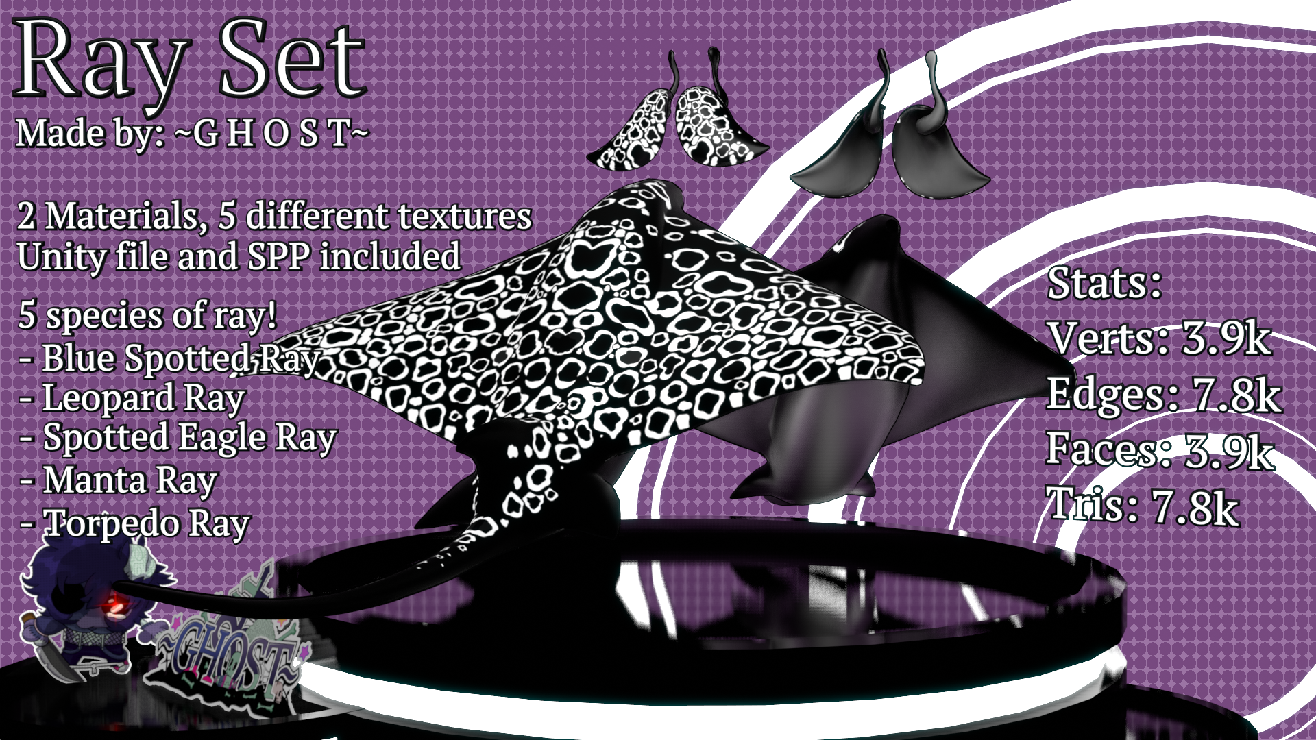 Ray Set - ghost - BOOTH