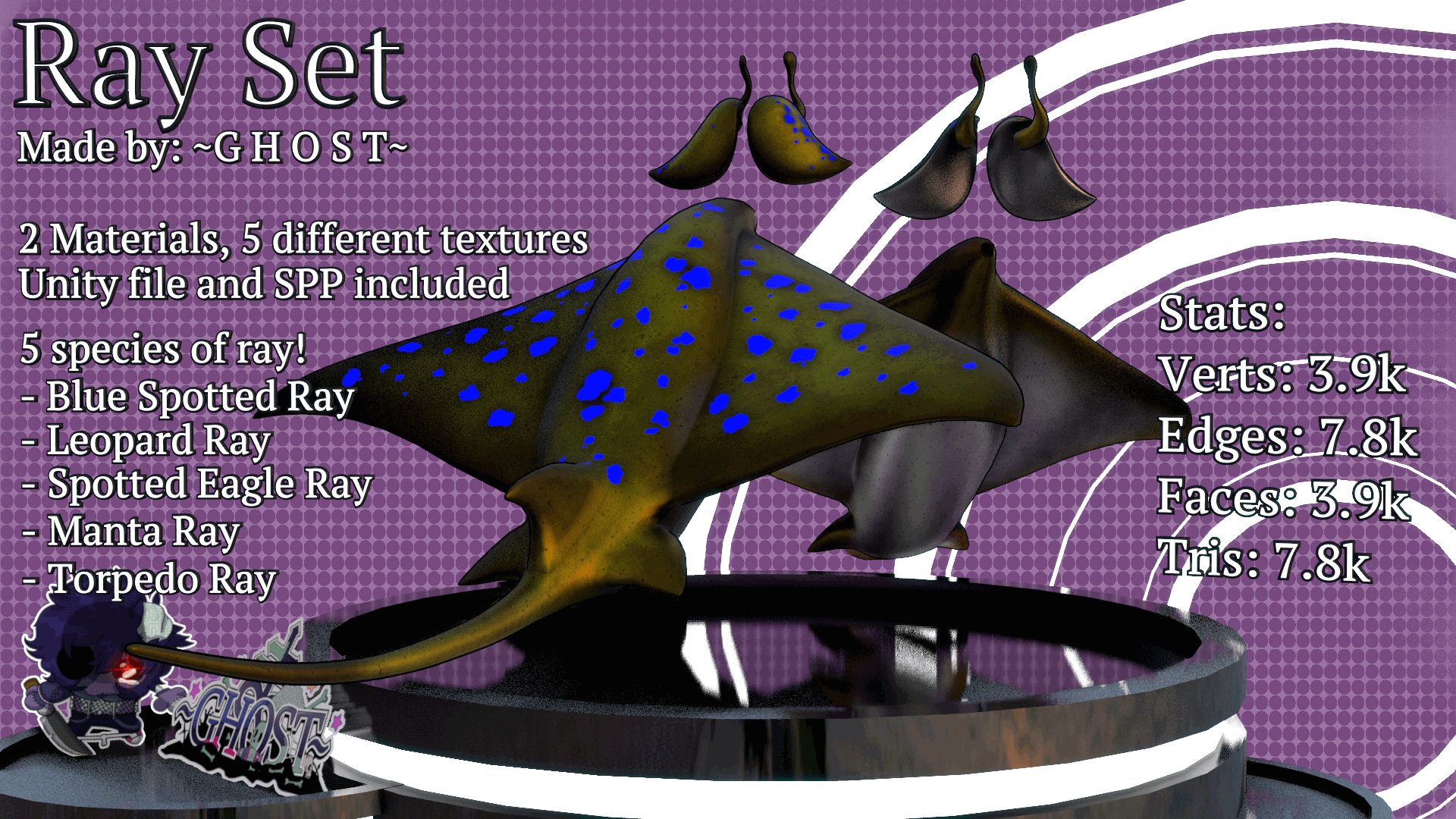 Ray Set - ghost - BOOTH