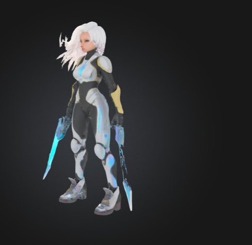 グリッチドリームアイドル – 3Dキャラクター 3Dモデル VRChat 3D Characters - Kurohime VR STUDIO ...