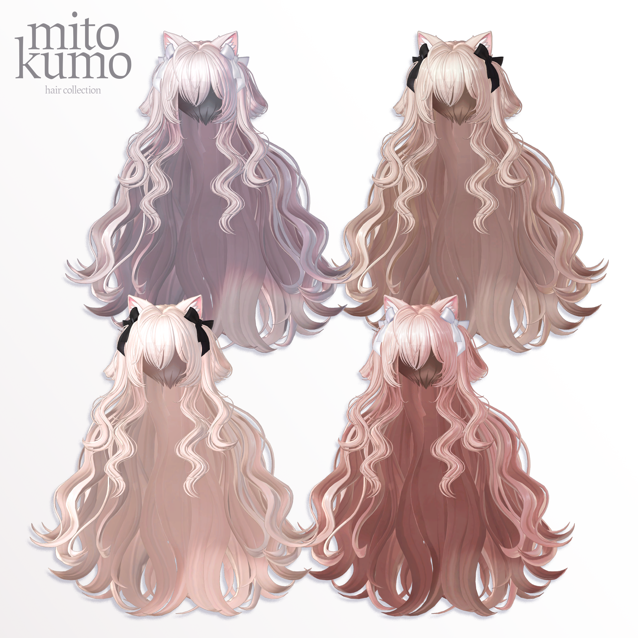 🐶【VRC Hair】 Fluffy Hair - mitokumo - BOOTH