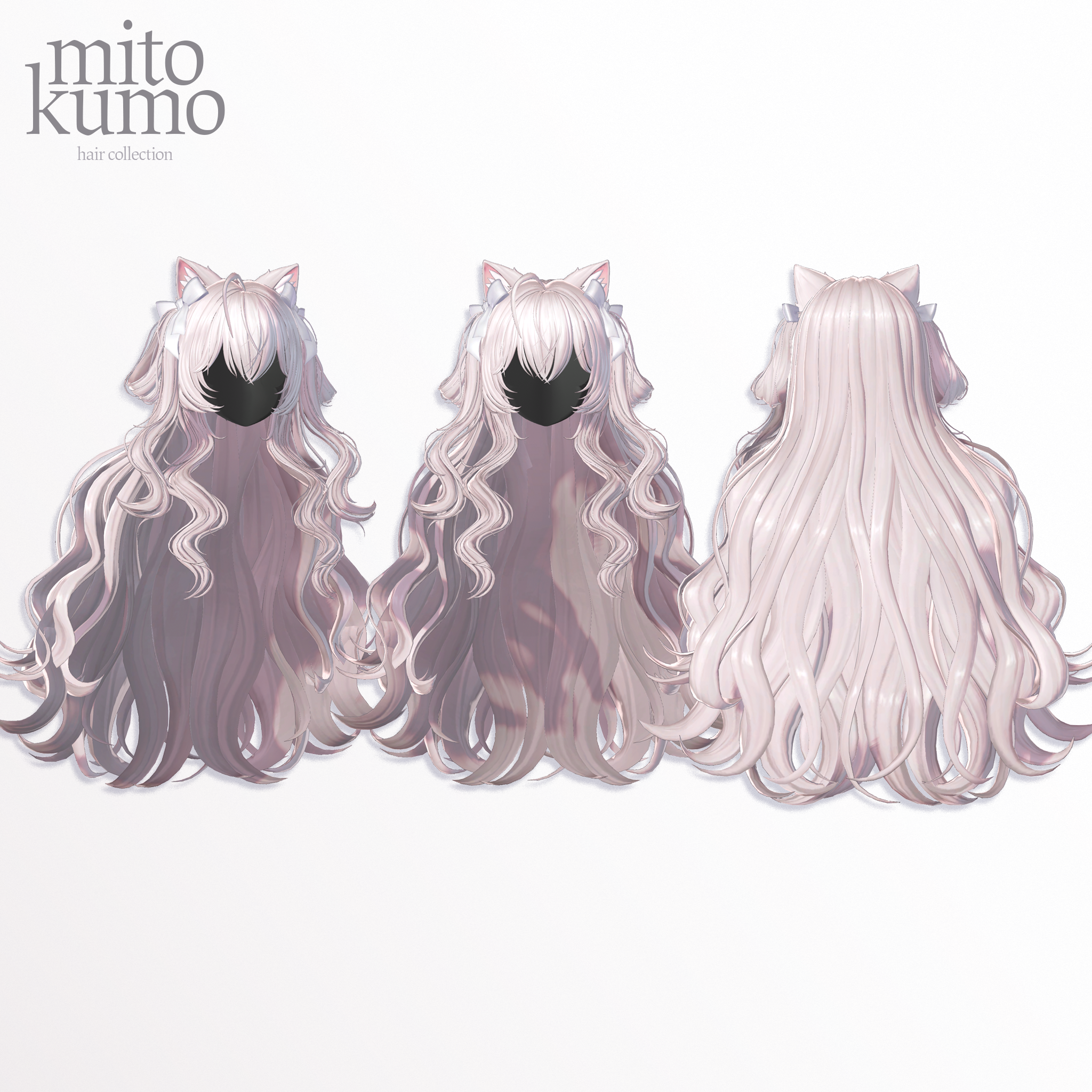 🐶【VRC Hair】 Fluffy Hair - mitokumo - BOOTH