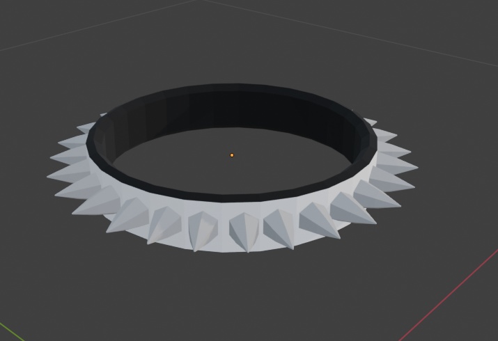Low Poly Spikey Collar - Meowsus - BOOTH
