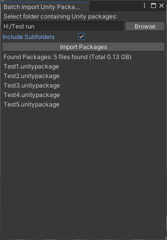 【無料・Free】Batch Import Unity Packages - StarSideUp - BOOTH