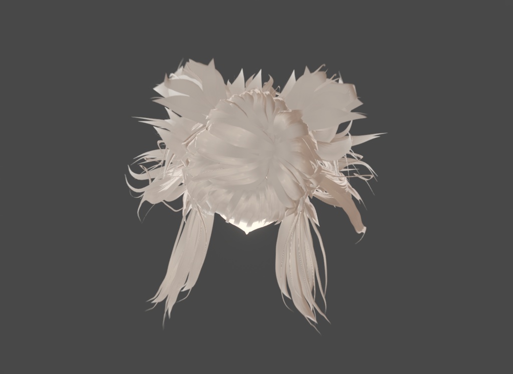 [Vroid] Rebel long hair preset (+texture and hair bounce setting ...