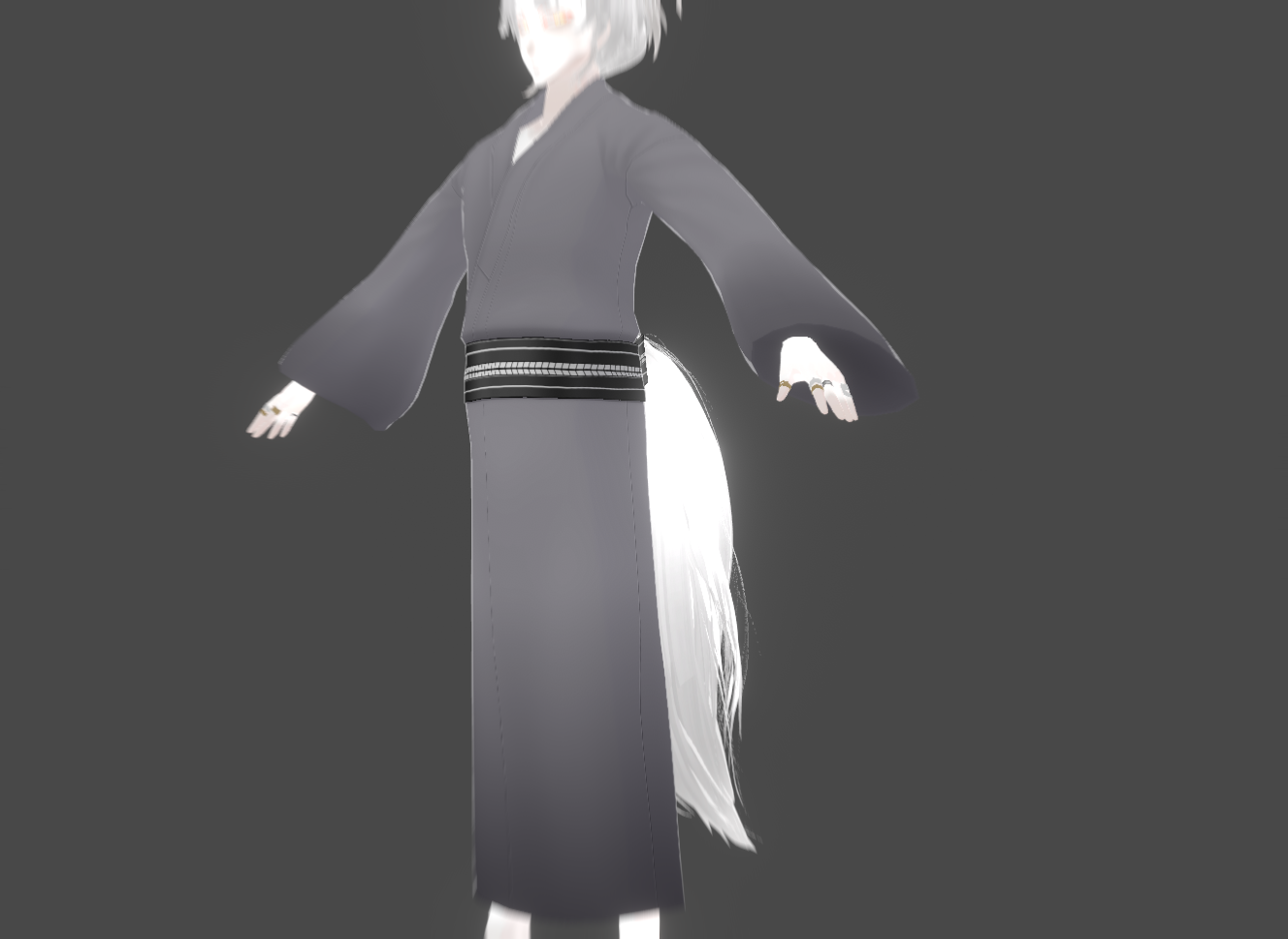 [VRoid] Fluffy long tail preset - BeigeStyle - BOOTH