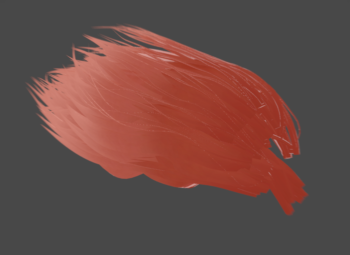 [Vroid] Layered wild tail (+texture and hair bounce setting ...