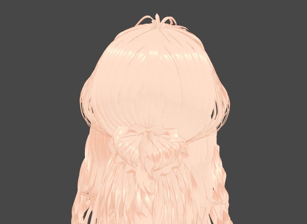[Vroid] Rose hairstyle (+texture and hair bounce setting) - BeigeStyle ...