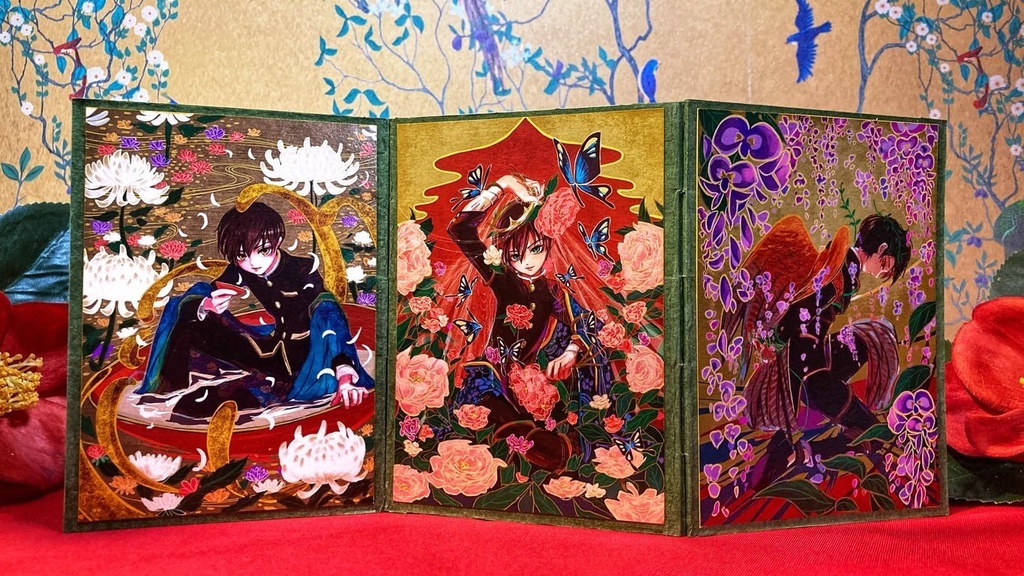 花札少年 屏風 - mauchuu - BOOTH