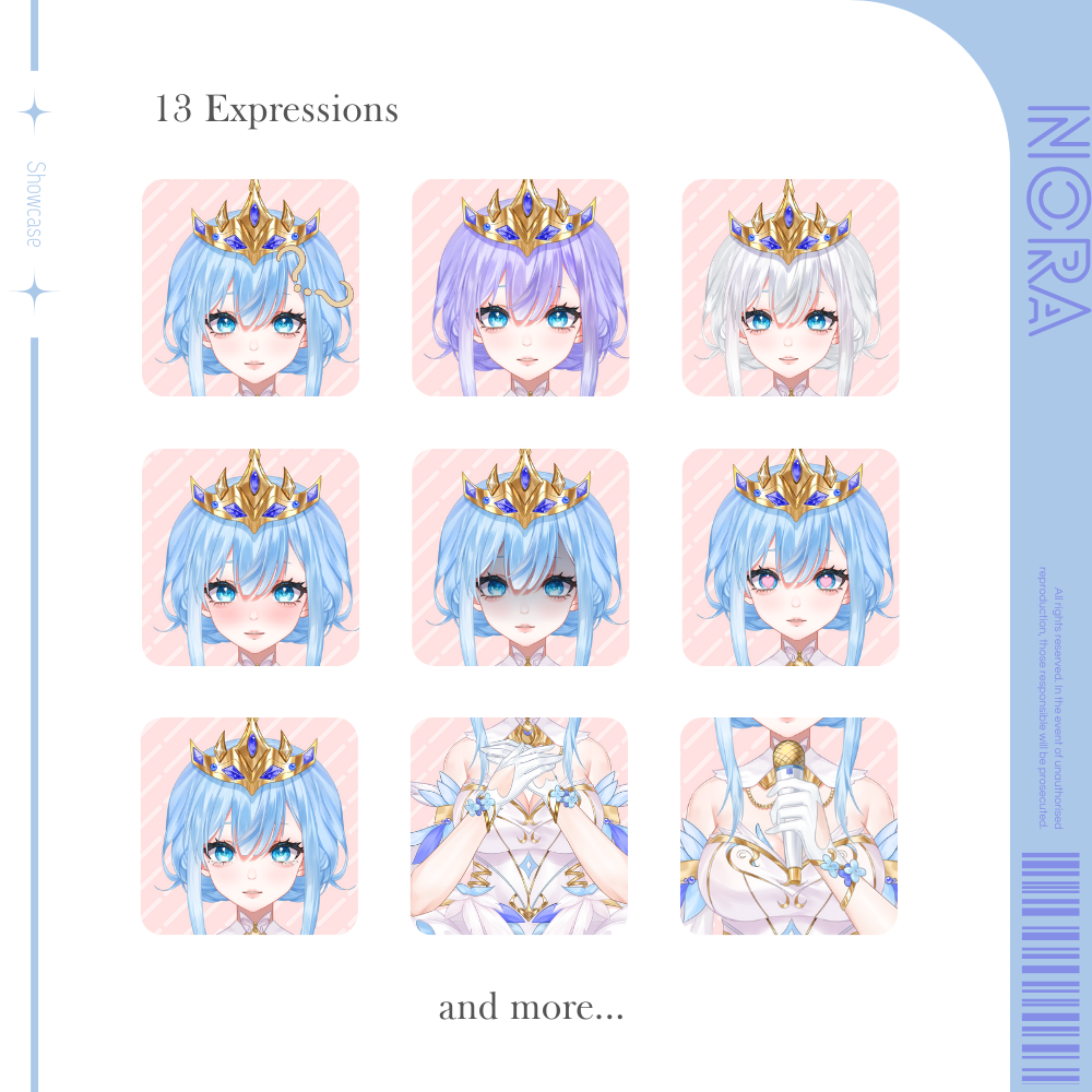 【Live2Dモデル】Nora | Over 13 expressions - Cyblens - BOOTH