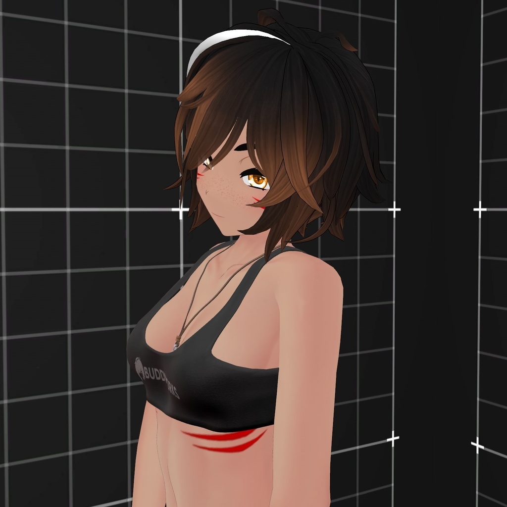 [Free] シンプルクロップトップ [萌Moe] - buddyworks - BOOTH