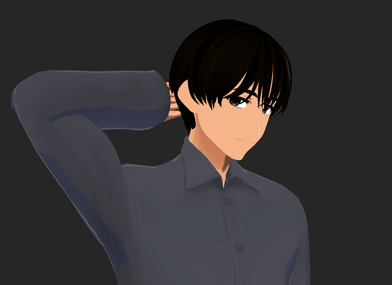 Vroid Free Male Hair Texture - Pixels - BOOTH