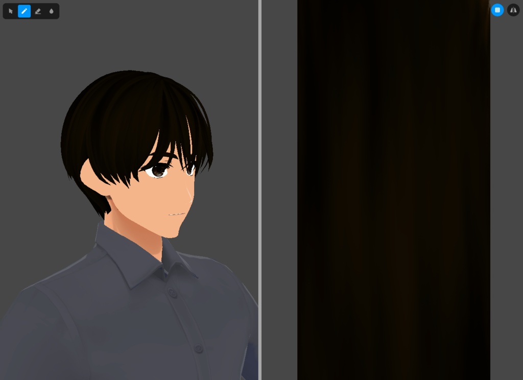 Vroid Free Male Hair Texture - Pixels - BOOTH