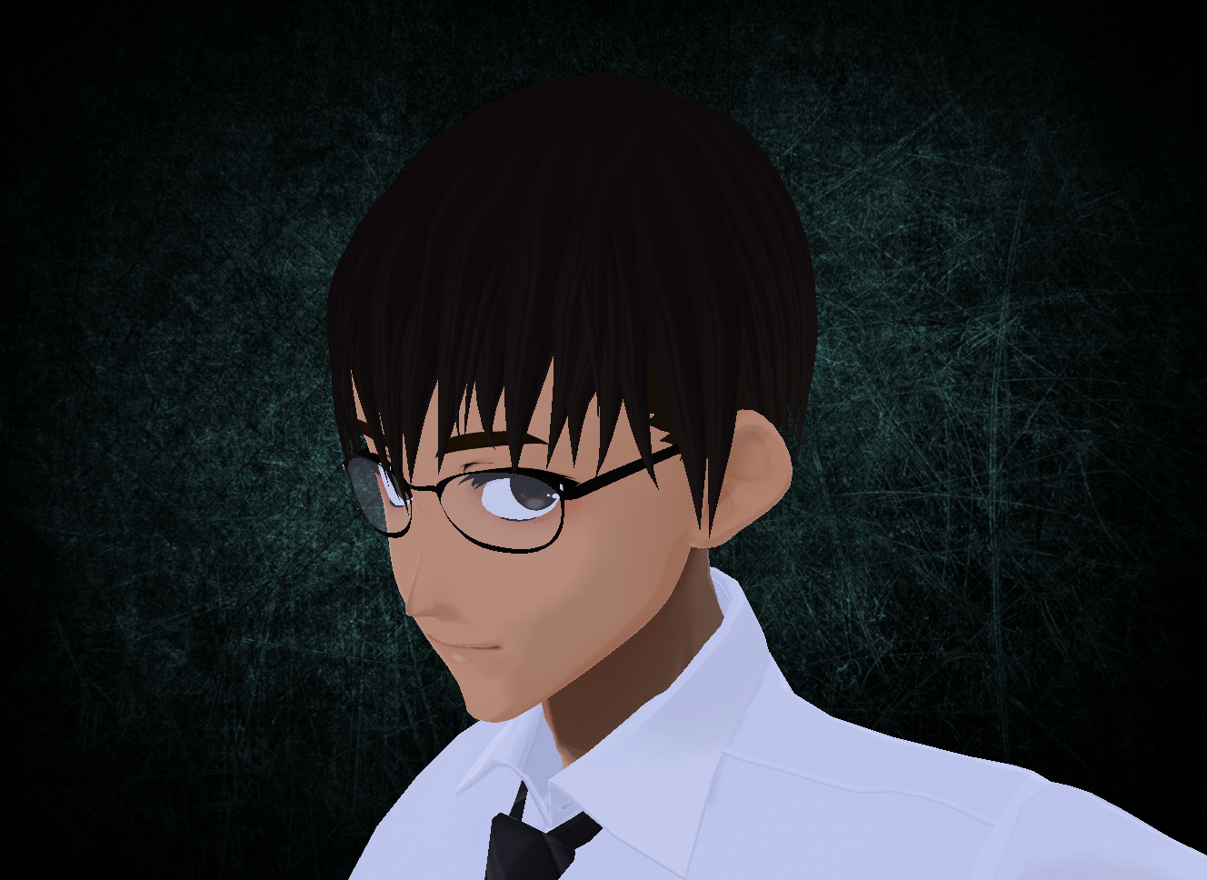 VRoid Male Hair Preset - Smart Short-Medium Length - Pixels - BOOTH