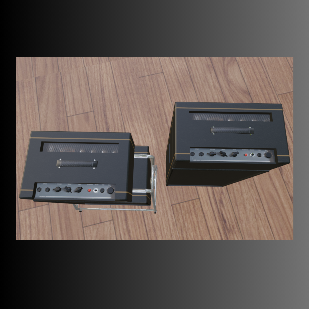 BOXアンプ AC100＆T100 ローポリゴン3Ⅾモデル - ダースポックの無人販売所 - BOOTH