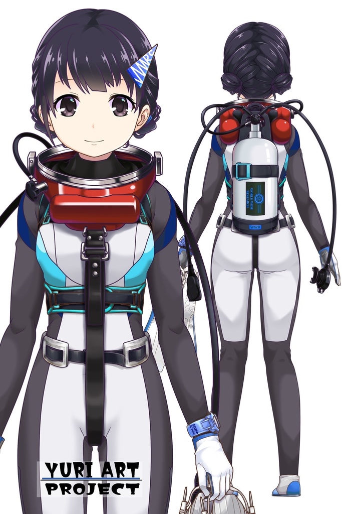 ゆりちゃんとスキューバーダイビング（LAMA bubble helmet Part4） Yuri enjoying scuba diving ...