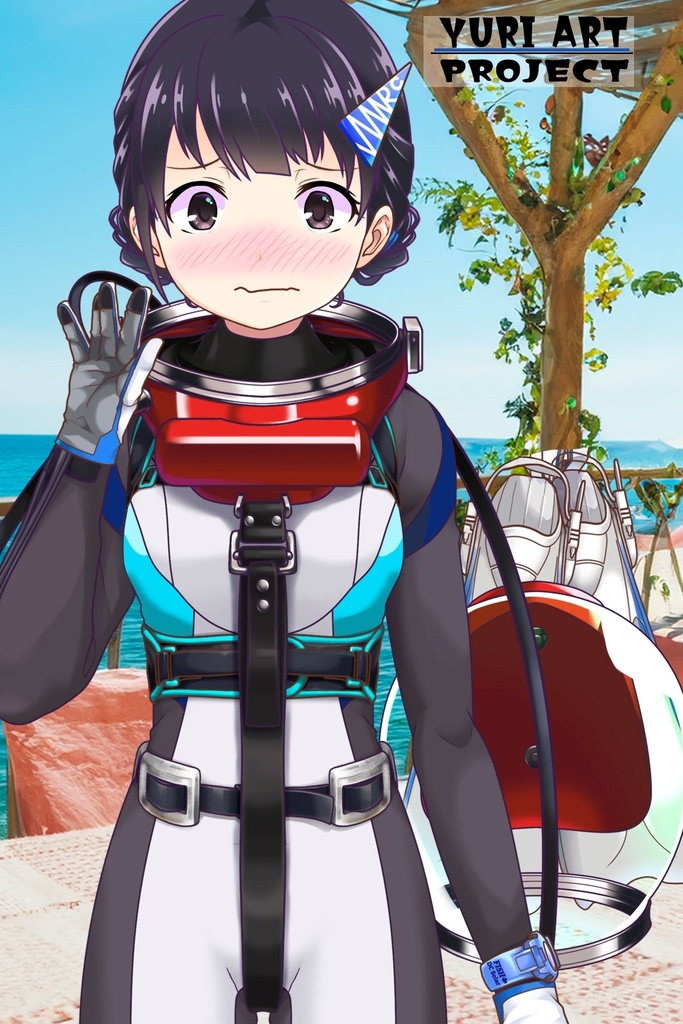 ゆりちゃんとスキューバーダイビング（LAMA bubble helmet Part4） Yuri enjoying scuba diving ...