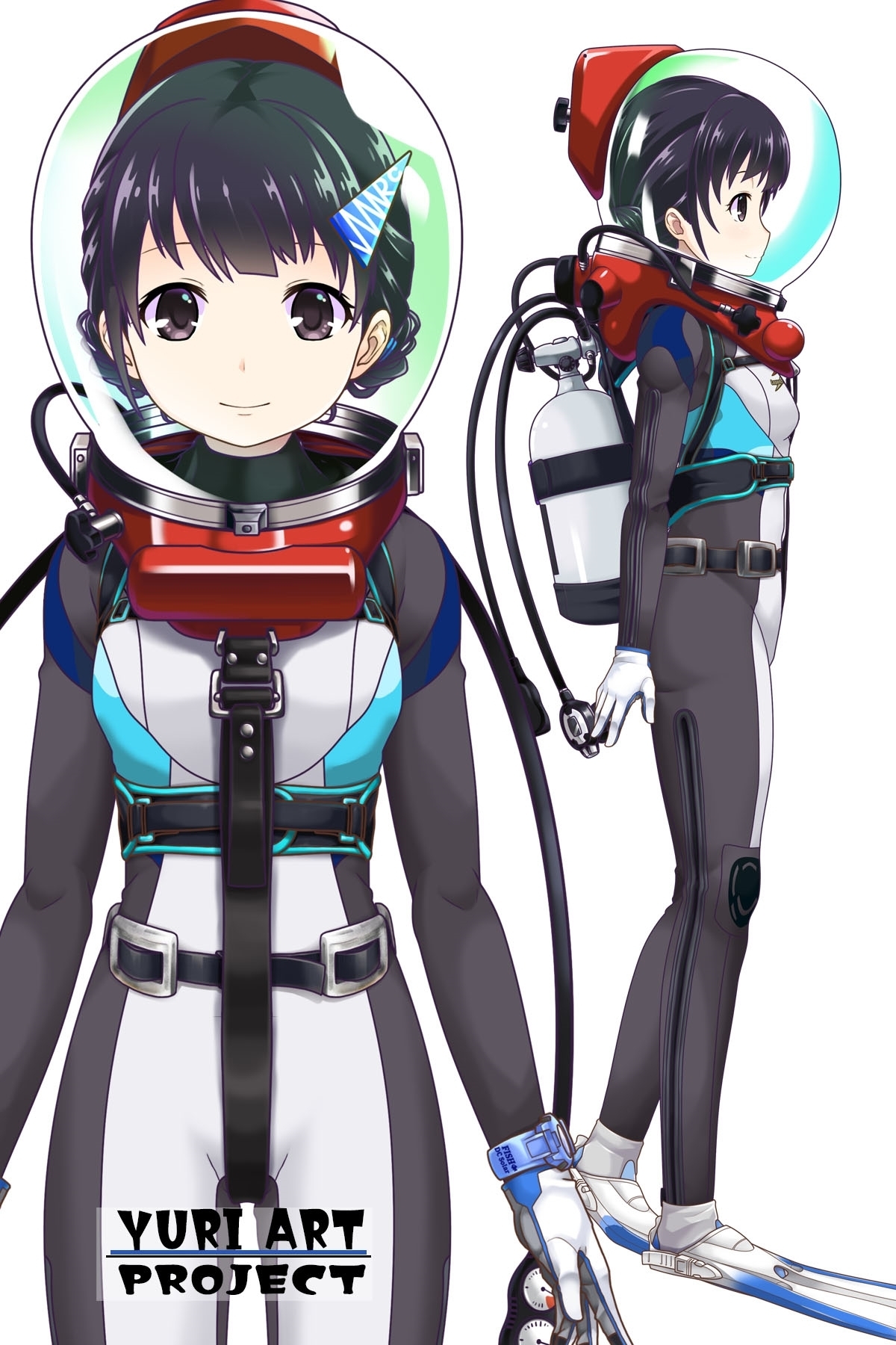 ゆりちゃんとスキューバーダイビング（LAMA bubble helmet Part4） Yuri enjoying scuba diving ...