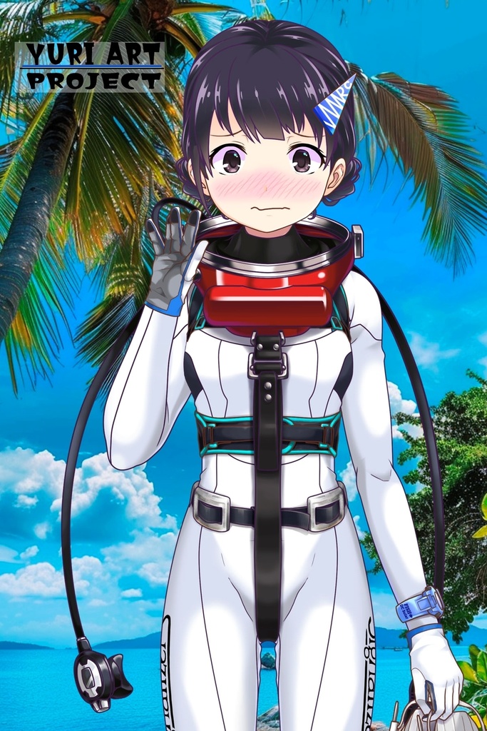 ゆりちゃんとスキューバーダイビング（LAMA bubble helmet Part5） Yuri enjoying scuba diving ...