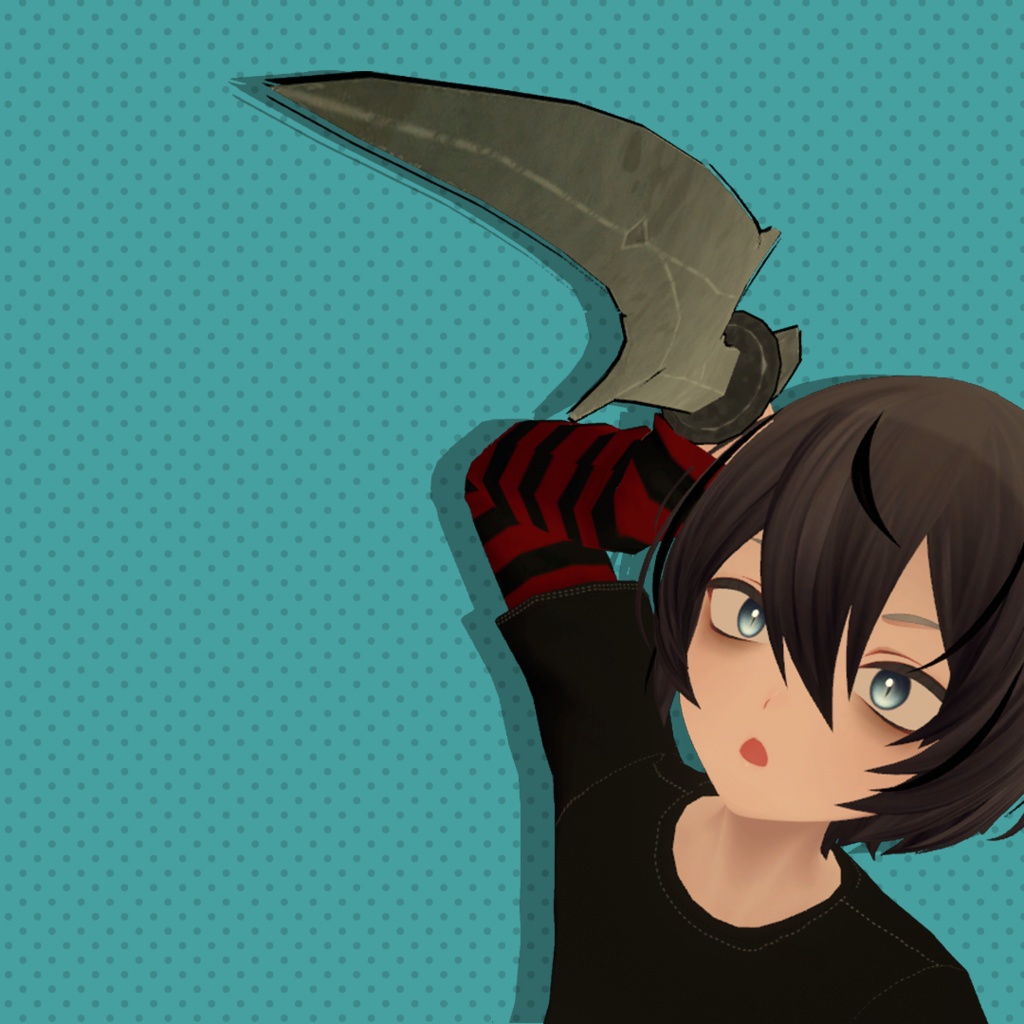 Stylized knife - benjamin-yes - BOOTH