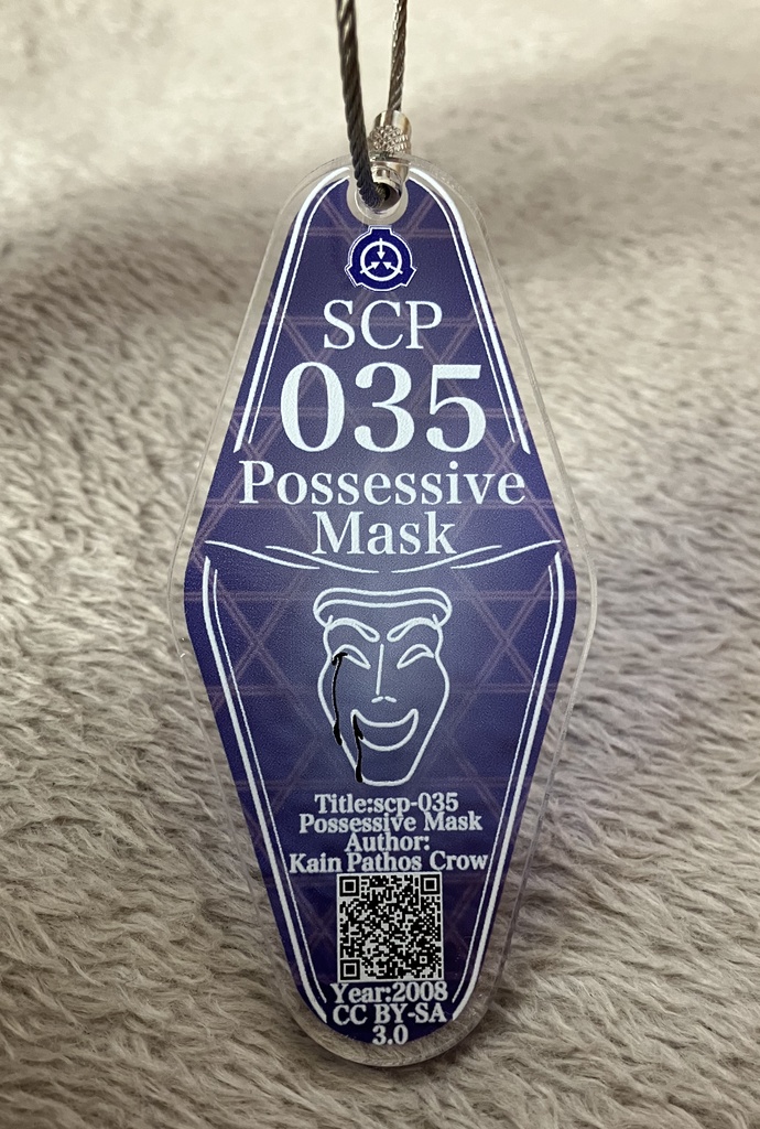 SCP-035 - 取り憑くマスクモーテルキー - 平臥小屋 - BOOTH