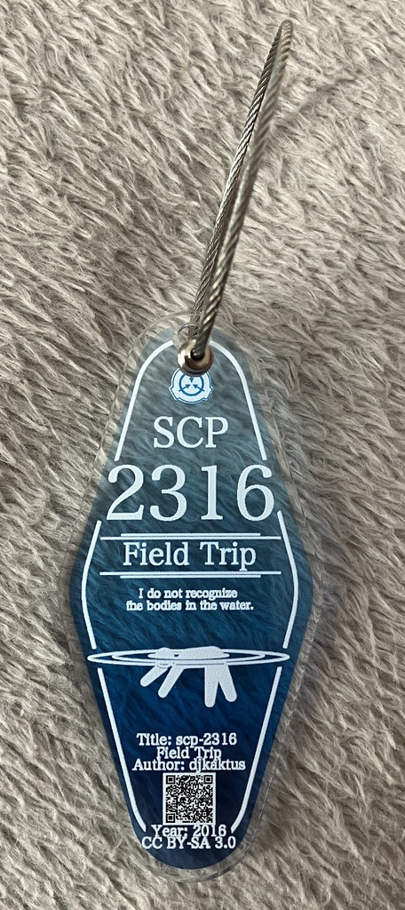 SCP-2316 - 校外学習モーテルキー - 平臥小屋 - BOOTH