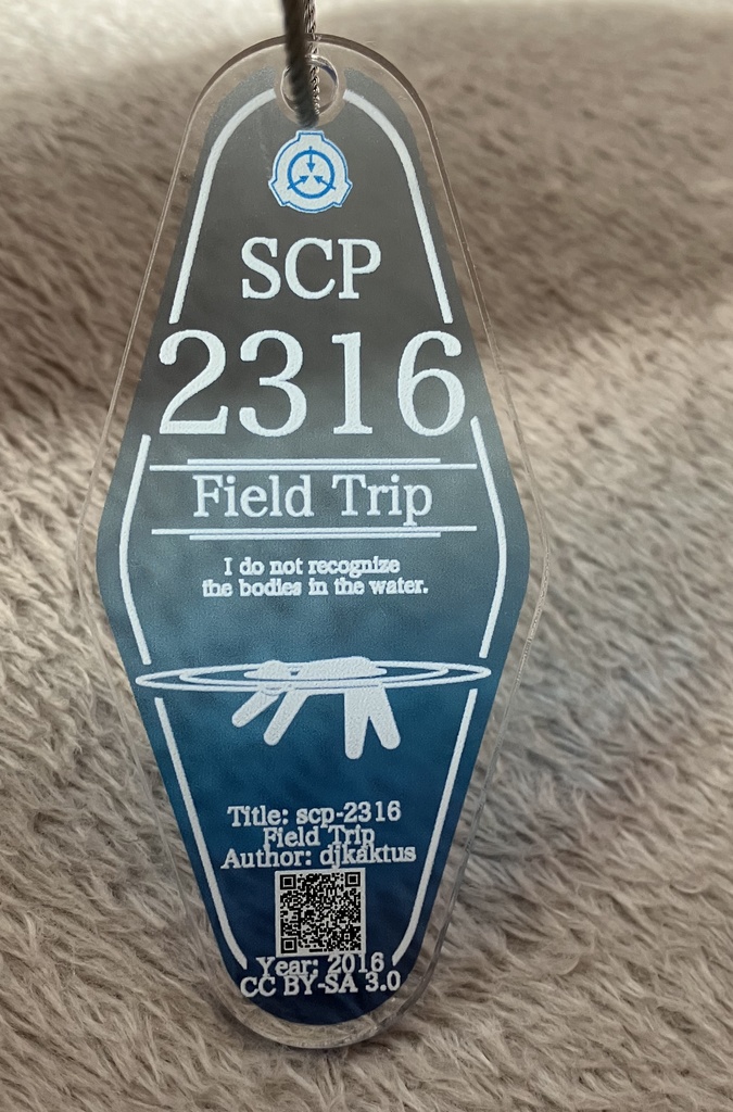 SCP-2316 - 校外学習モーテルキー - 平臥小屋 - BOOTH