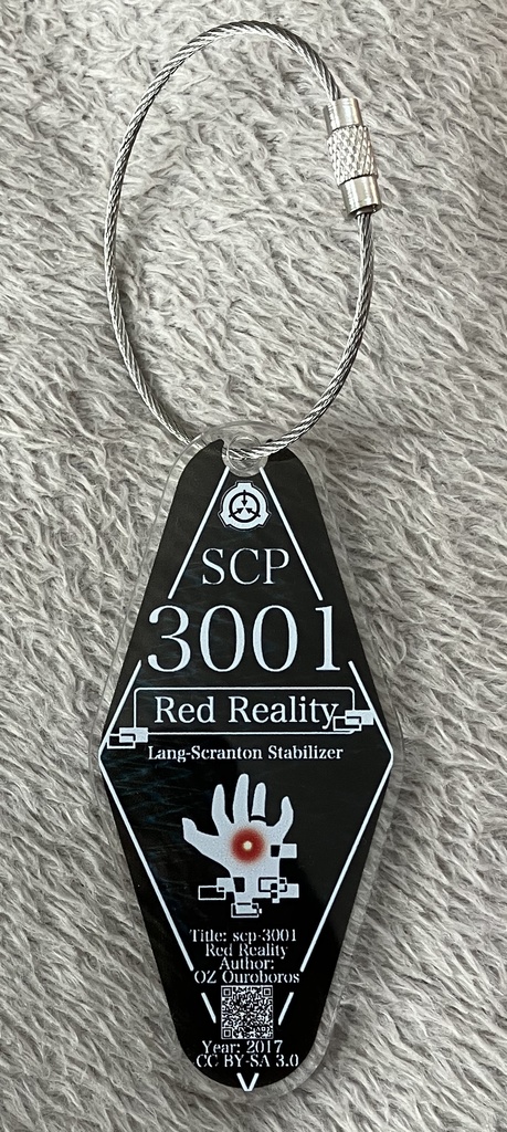 SCP-3001 - レッド・リアリティモーテルキー - 平臥小屋 - BOOTH