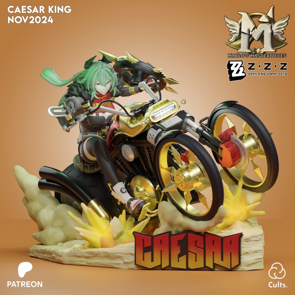 ZZZ: Caesar King STL - Marlo's Masterpieces - BOOTH