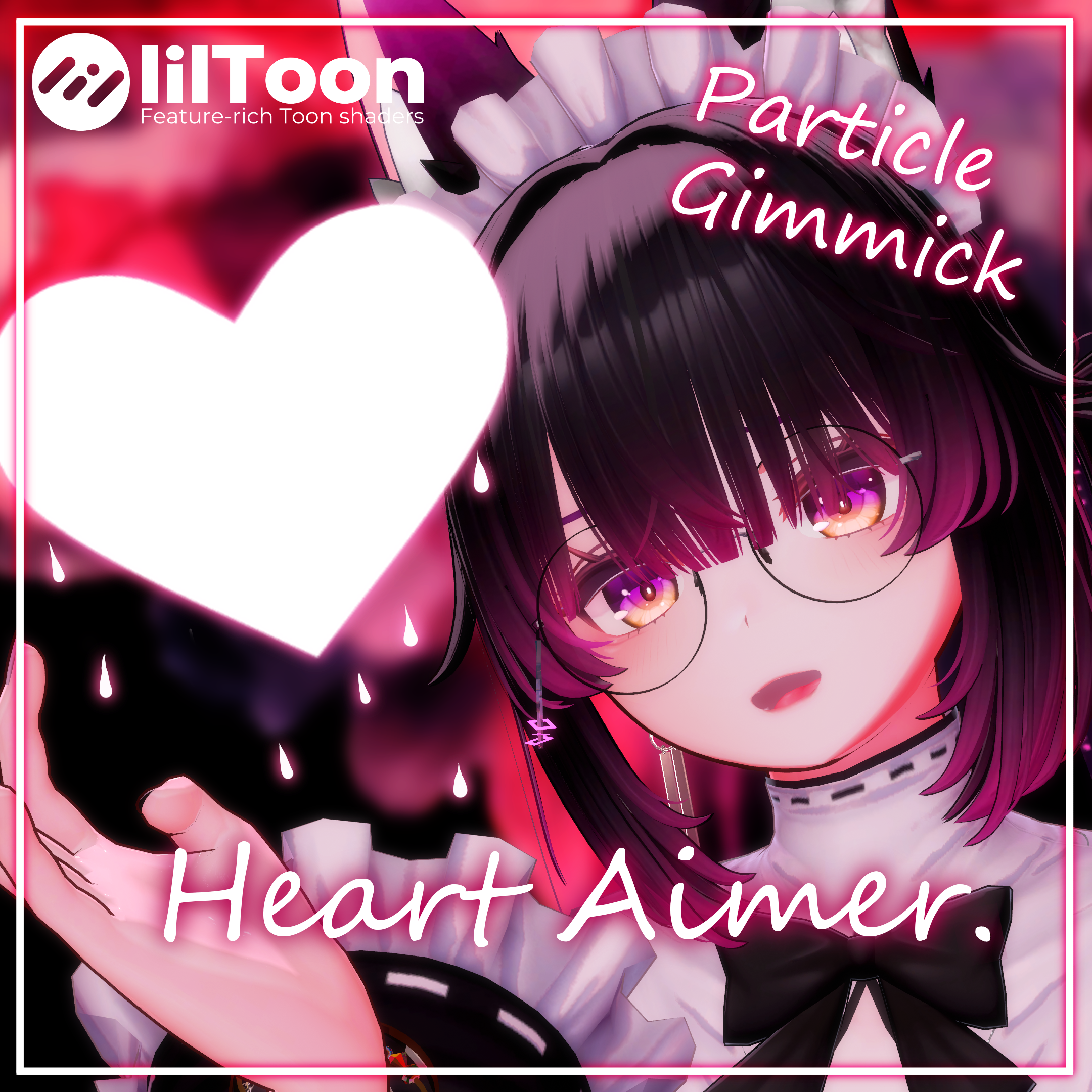 【VRChat】Heart Aimer. 【ModularAvatar】 - ghostnite - BOOTH