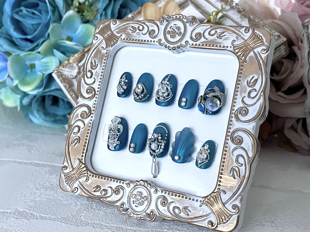 ツイステ＊オクタ概念＊マーメイドネイル - ruirui-neil - BOOTH