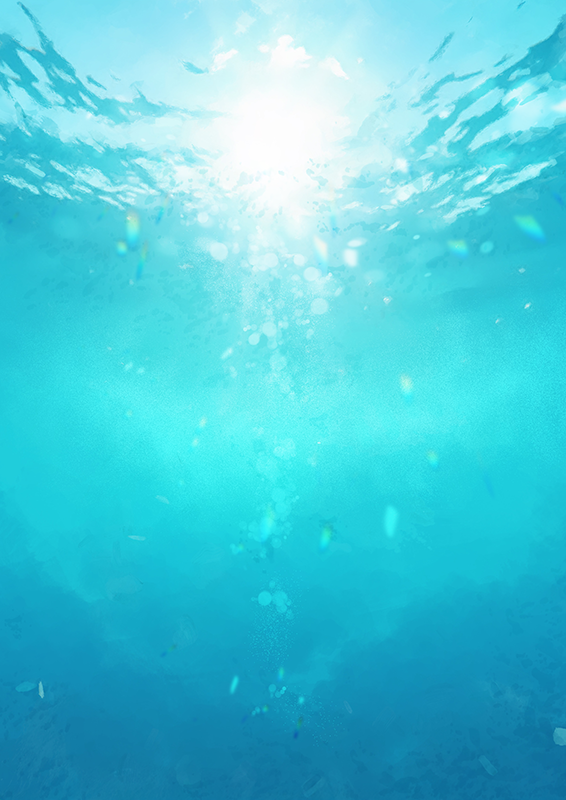 印刷用「水中・水面のイラスト素材」 - てんぱる（3） - BOOTH