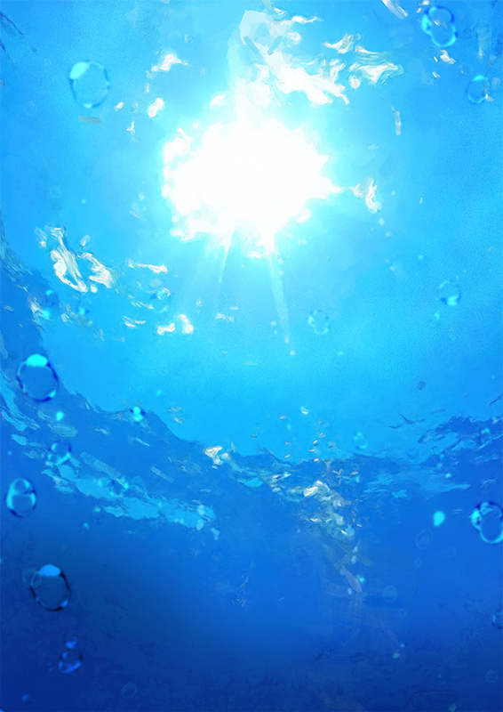 印刷用「水中・水面のイラスト素材」 - てんぱる（3） - BOOTH