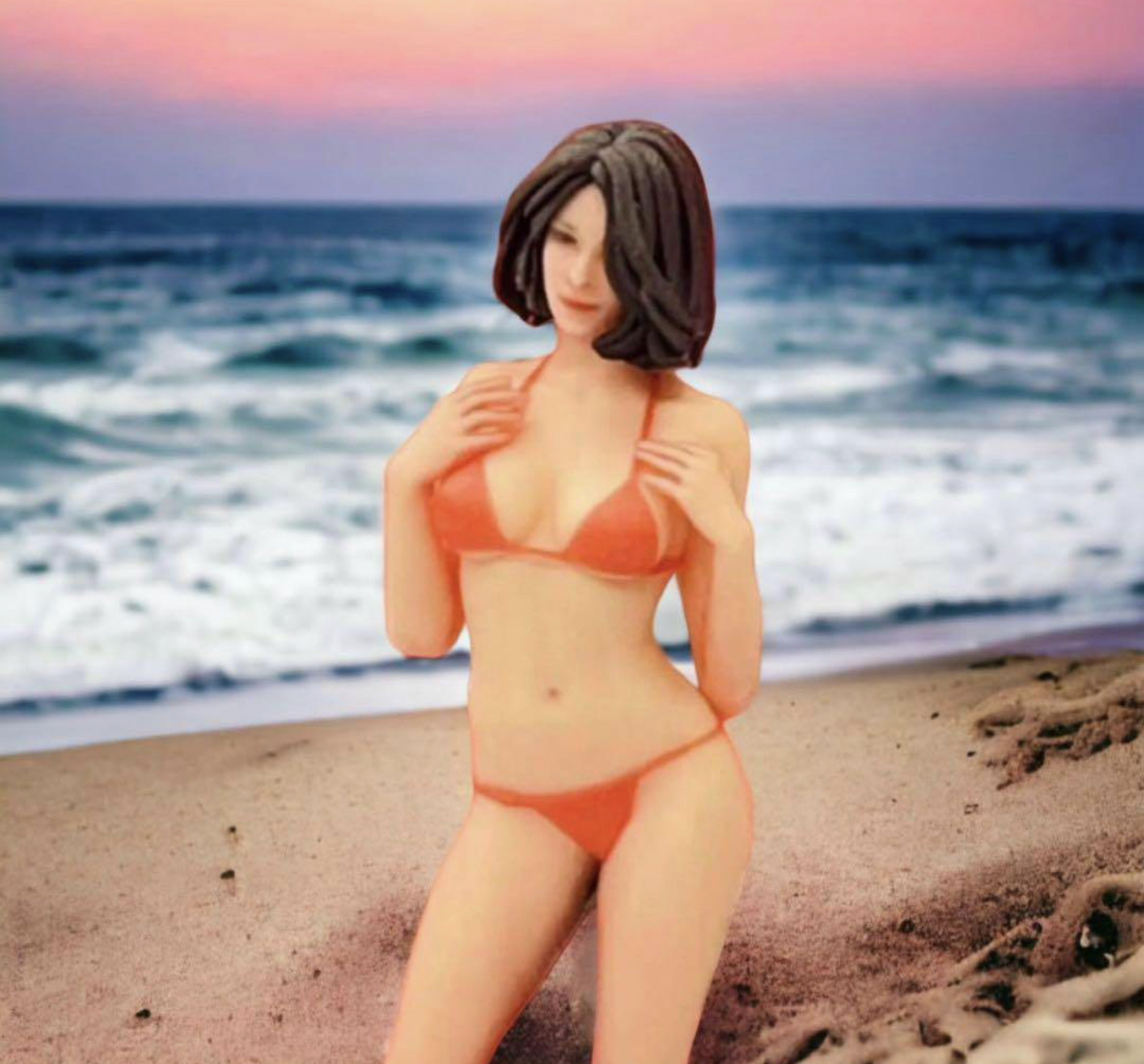 1/24 JOY5-2 フィギュア リアルフィギュア 完成品 塗装済完成品 ミニチュアイメージ ジオラマに ミニカーに ミニチュア 3Dフィギュア 人物3D3D人物 フルカラー3Dプリンター ...