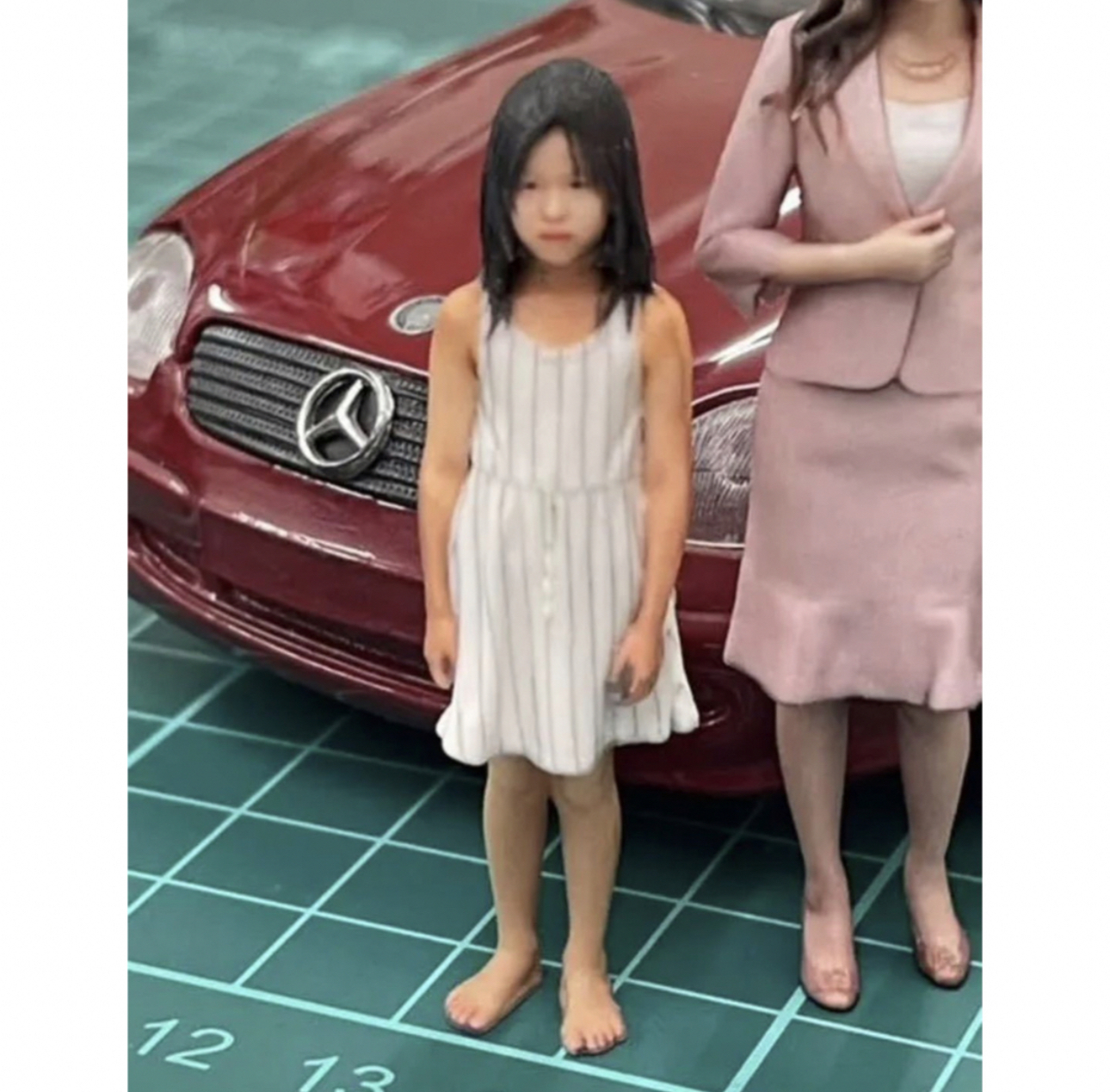 1/24 asw こどもフィギュア フィギュア リアルフィギュア 完成品 塗装済完成品 ミニチュアイメージ ミニカーに ジオラマに 3D ...