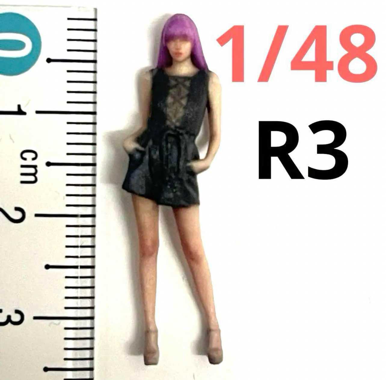 完成品 1/48 R3 フィギュア リアルフィギュア ミニカーに ジオラマに ミニチュアイメージ 塗装済み完成品 - ミニチュアイメージ - BOOTH