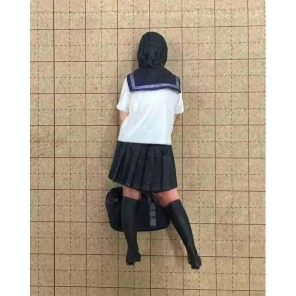 1/24 完成品 JKN 女子高生 フィギュア ジオラマに ミニチュアイメージ ミニカーに 3D 3Dフィギュア - ミニチュアイメージ - BOOTH