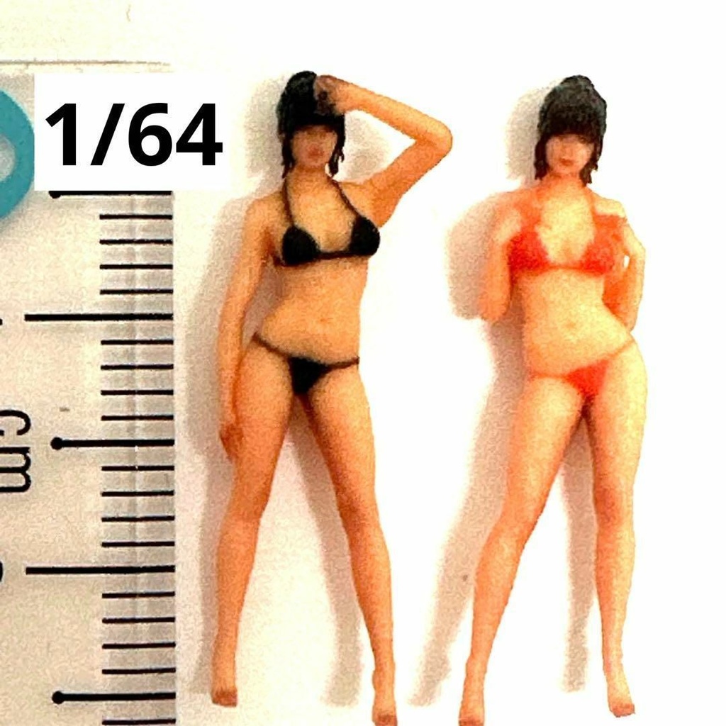 完成品 1/64 フィギュア2体 JOY JOY8 JOY5 ミニカーに ジオラマに ミニチュア 3Dフィギュア 3D人物 3Dプリント - ミニチュアイメージ - BOOTH