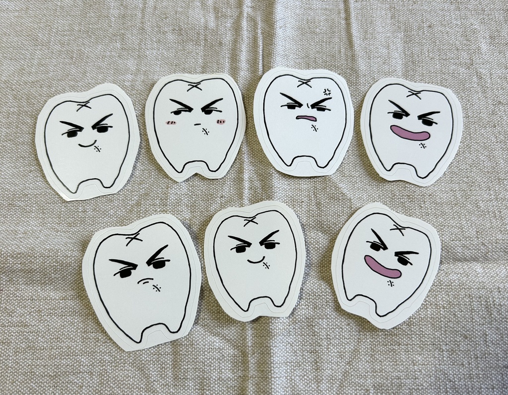 リョータとミッチーの歯シール - comodo - BOOTH